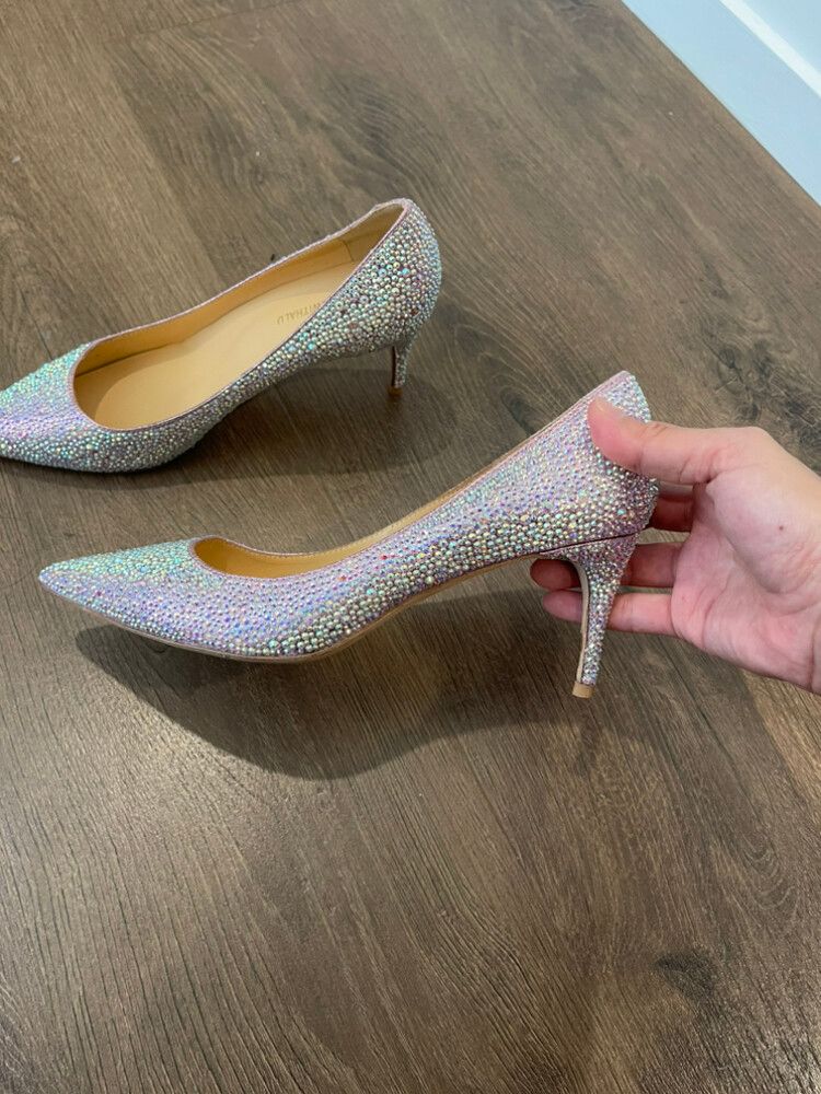 Glamorous Crystal Wedding Shoes
