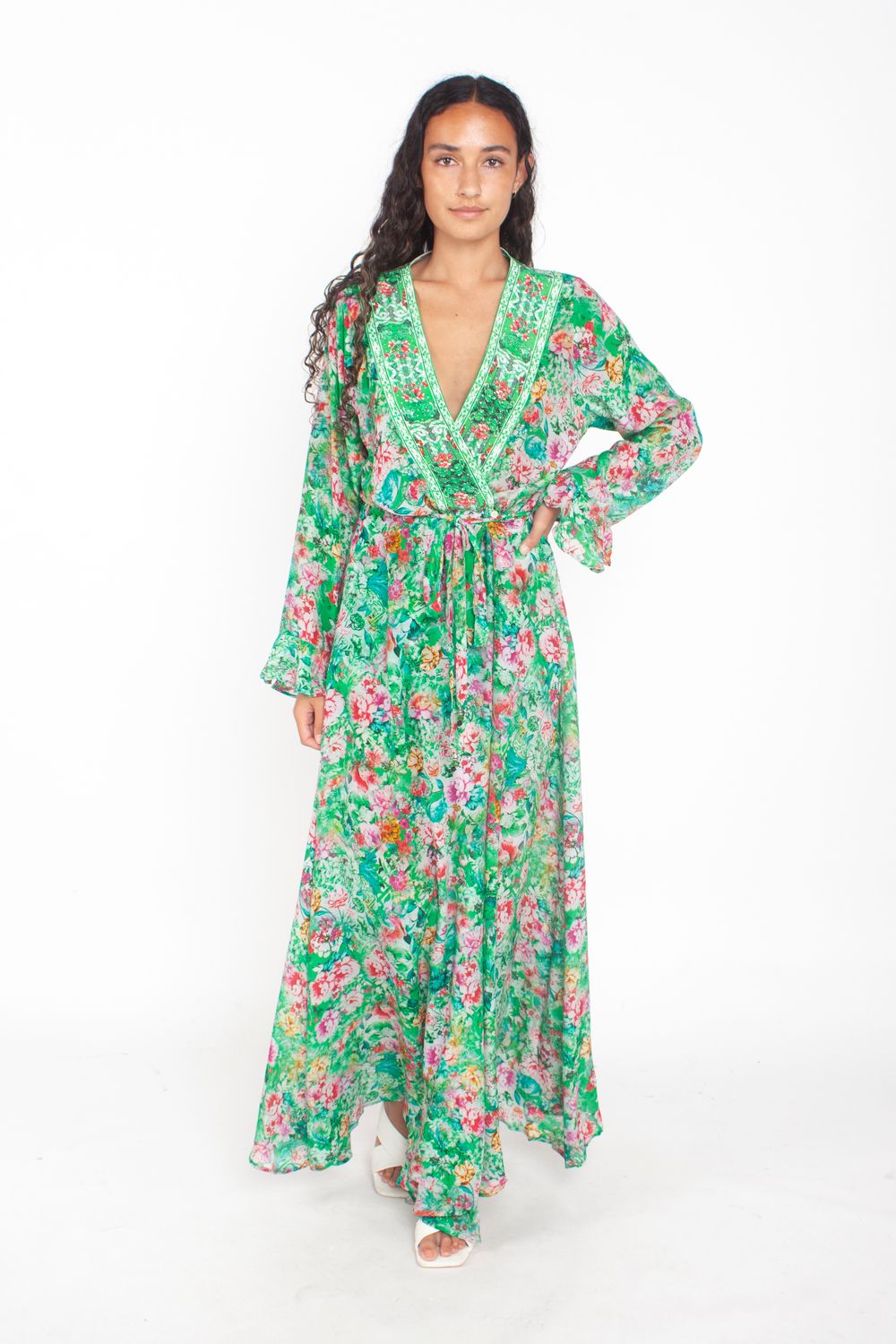Inoa - Luxe Silk Robe | All The Dresses