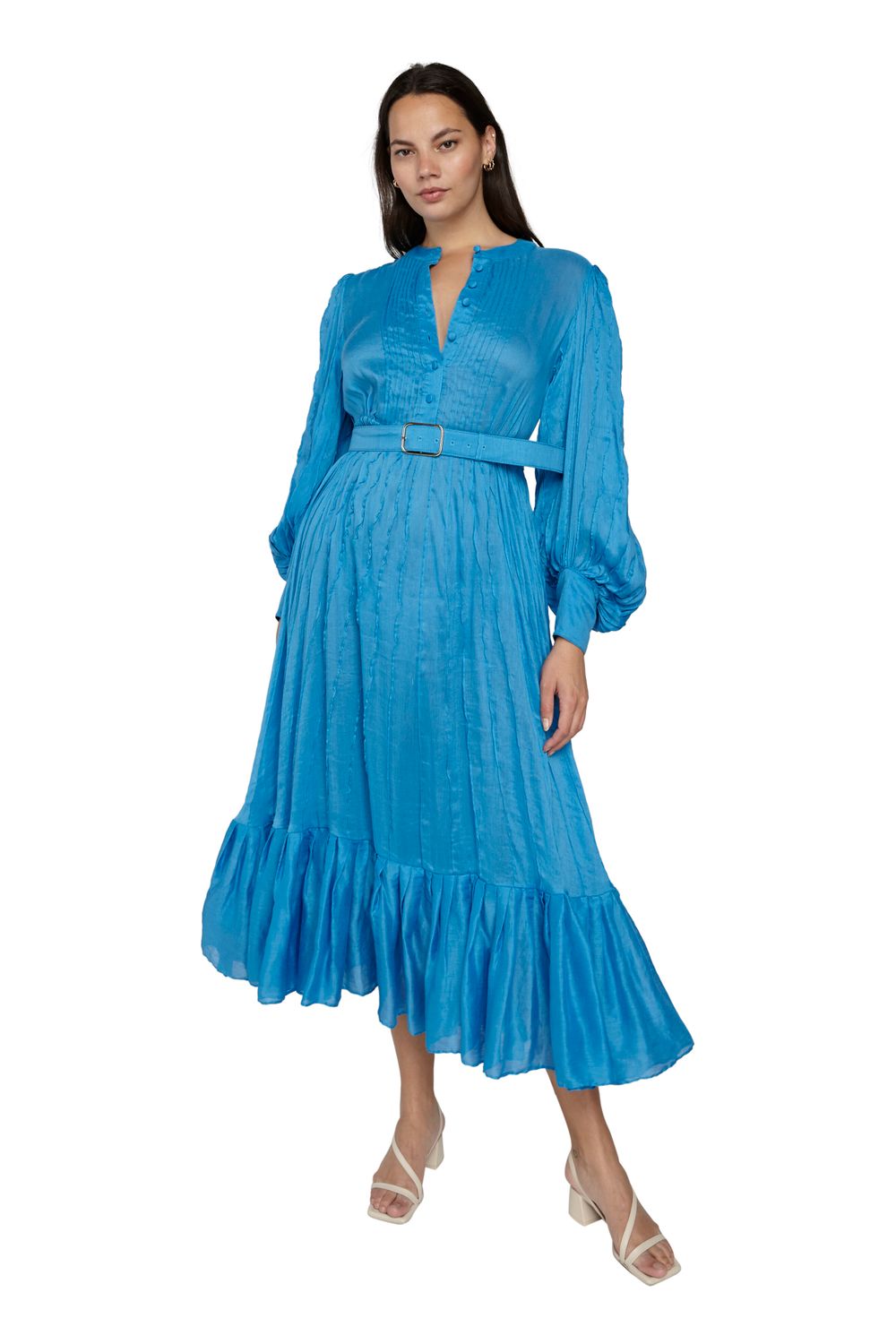 Leo & Lin - Electrica Silk Linen Dress | All The Dresses