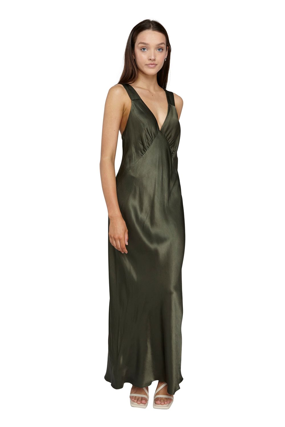 Shona Joy - Giorgia Plunged Midi Dress | All The Dresses