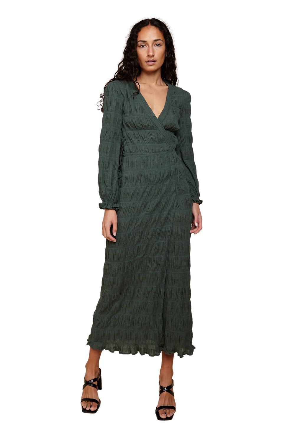 Ruby - Mirella Long Sleeve Wrap Dress | All The Dresses