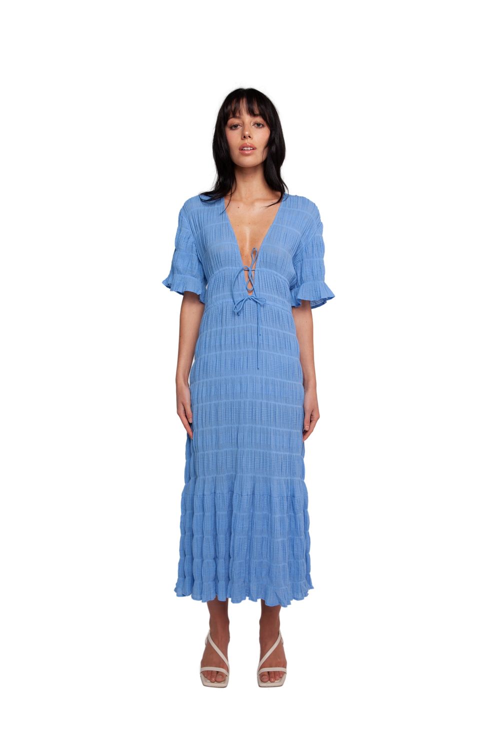 Ruby - Uma Dress - Khaki Gingham | All The Dresses